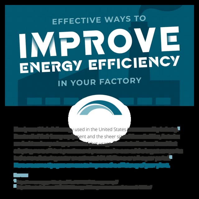 Effective Ways To Improve Energy Efficiency | PDF