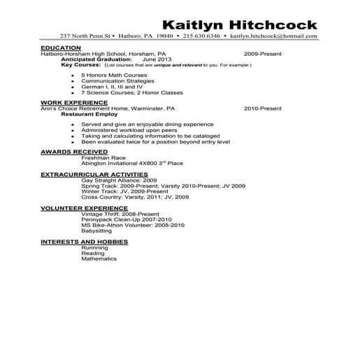 Bridget's resume | PDF