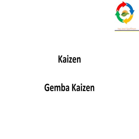 Kaizen 2 gemba kaizen | PPT