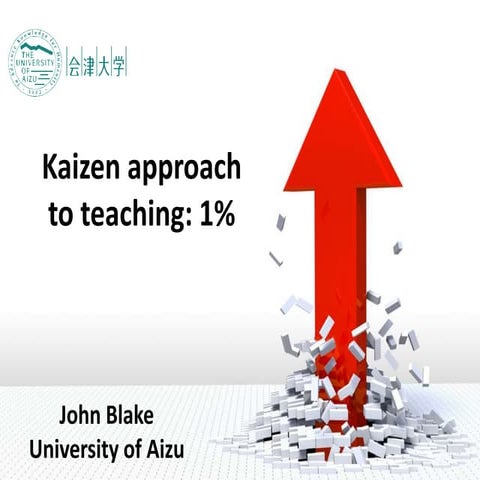 Kaizen approach to teaching | PPTX