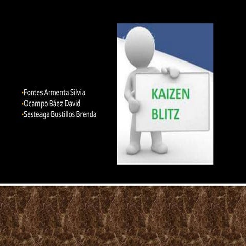 Kaizen blitz | PPTX