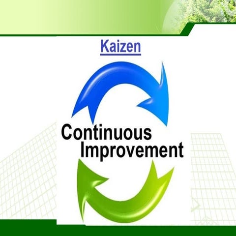 Kaizen Projects 2023 production area in the | PPT