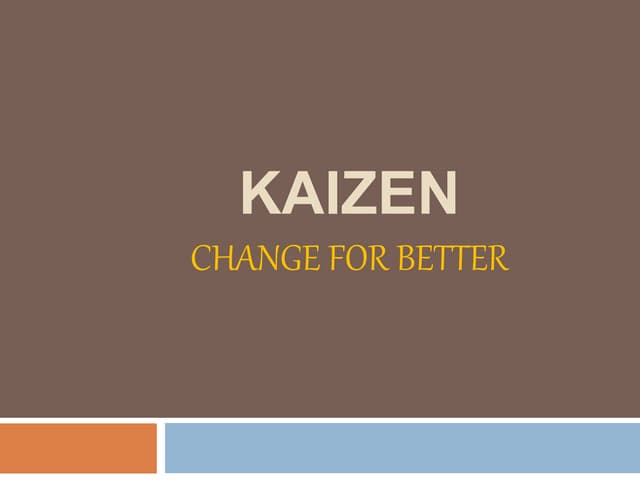 Kaizen PPT revised 2.pdf | Business | Business and Finance