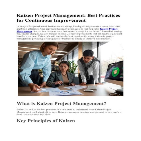 Kaizen Project Management - Best Practices for Continuous Improvement.pdf