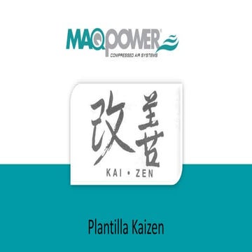 Kaizen template 5 S taller - español | PPTX
