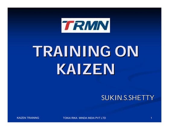Kaizen Ppt | PDF