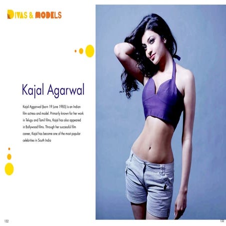 Kajal Agarwal Divas and Models Cinesprint October Magazine | PDF