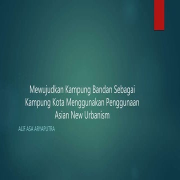 Kampung kota power point | PPT