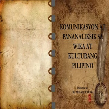 Gramatikal, diskorsal, at estratehiko na kasanayan | PPTX