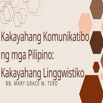 Gramatikal, diskorsal, at estratehiko na kasanayan | PPTX