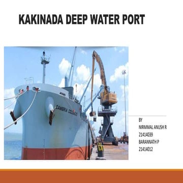 KAKINADA DEEP WATER PORT.pptx