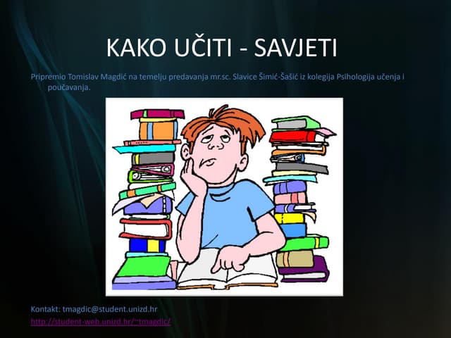 Kako uspjesno uciti.ppt