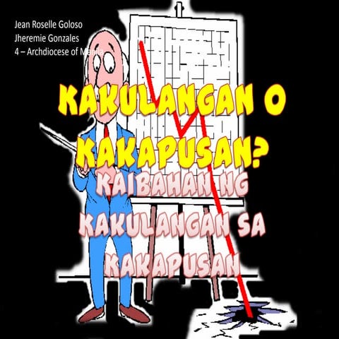 Kaibahan ng Kakulangan sa Kakapusan | PPTX