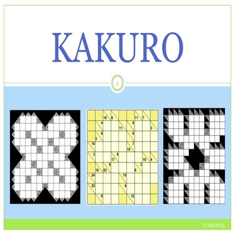 Kakuro | PPTX