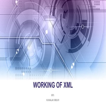 Working And Funcitions Of Xml Process And Implementation Ppt 0256