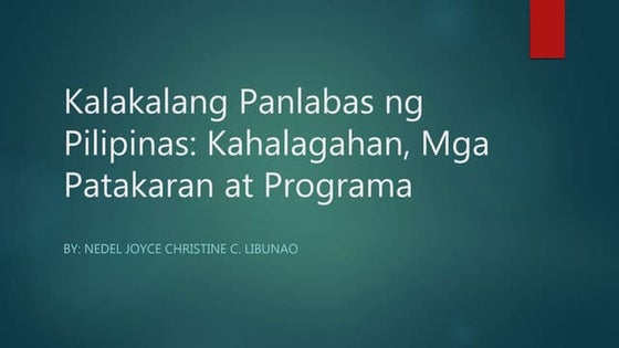 Pakikipag ugnayan at kalakalan sa mga Dayuhan | PPTX