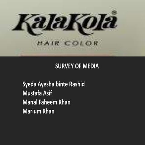 Kala kolaa hair color | PPTX