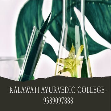 Kalawati Ayurvedic Medical College and Research Center Kasganj | PDF ...