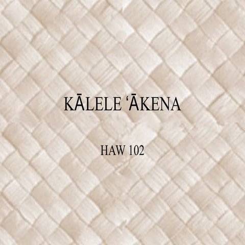 Kalele akena | PPT
