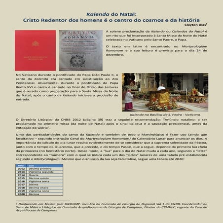 Kalenda do-natal | PDF