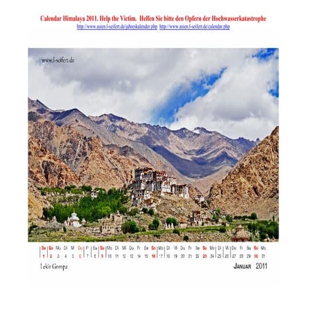 Calendar 2011 Himalaya | PDF