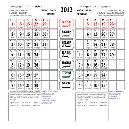 Kalender 2012 | PDF