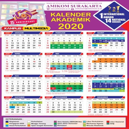 Kalender akademik 2020 | PDF