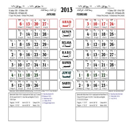 Kalender 2013 | PDF