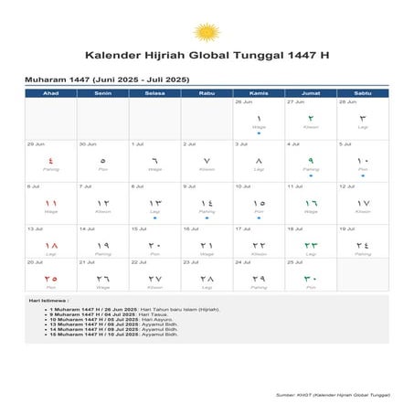 kalender_hijriah_1447_250628_174354. Islam | PDF