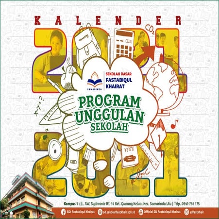 Kalender 2021 SD Fastabiqul Khairat - Merchandise | PDF