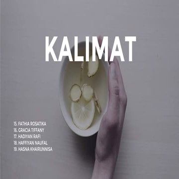 Kalimat | PPTX