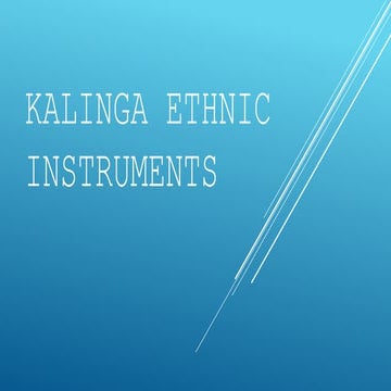 Philippine bamboo-instruments | PDF