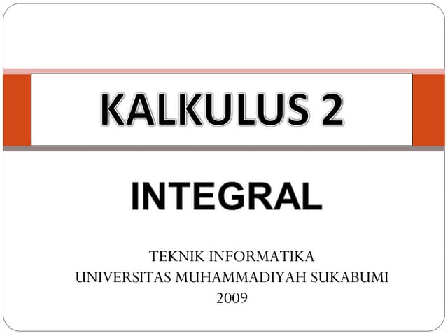 Materi kalkulus 1 | PPT