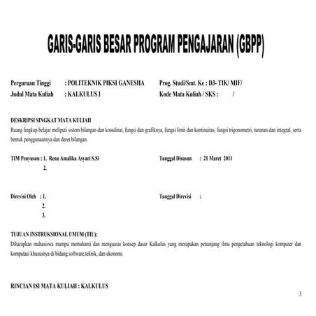 Kalkulus i gbpp & sap[1] | PPT