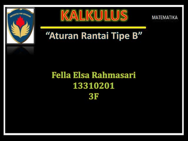 Materi kalkulus 1 | PPT