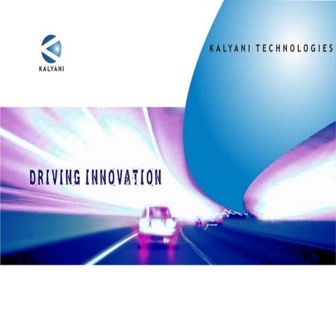 Kalyani technologies corporate presentation | PPT