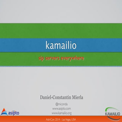 Kamailio Sip Servers Everywhere Ppt 8500
