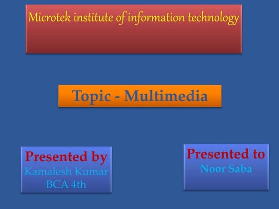 Entertainment & ICT | PPT