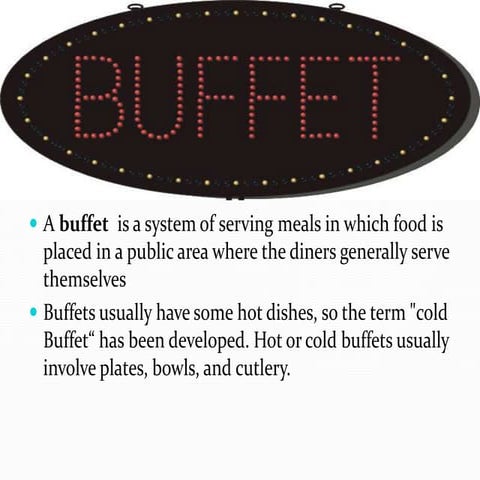 Basic principles of platter presentation | PPT