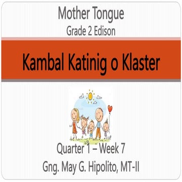 PATINIG at KATINIG Quarter 1 Week.pptx 2 | PPTX