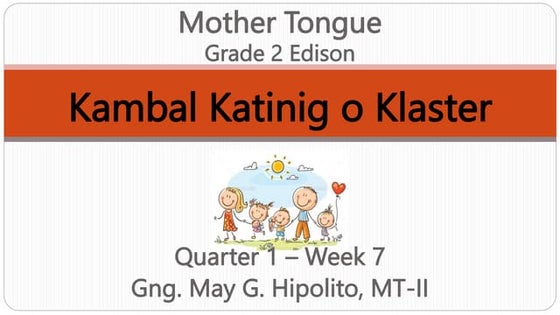 Filipino 3 Pang uri Code: F3WG-IIcd4.pptx