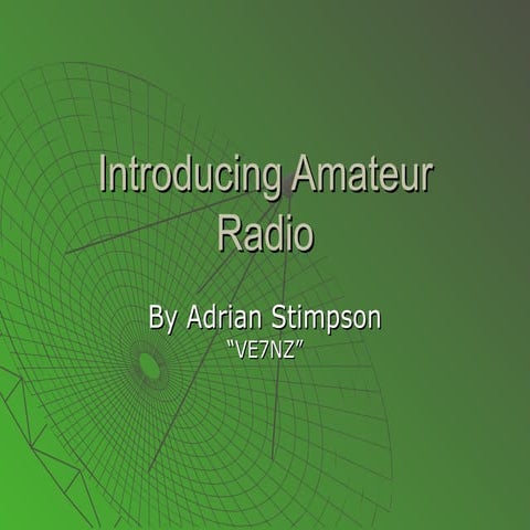 Introduction to Amateur (Ham) Radio - For Elementary School Students by ...