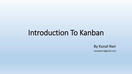 Kanban Explained in 11 Slides | PPTX