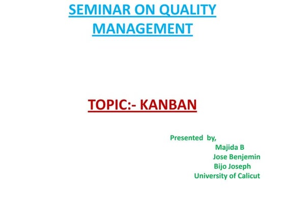 Kanban Explained In 11 Slides Pptx