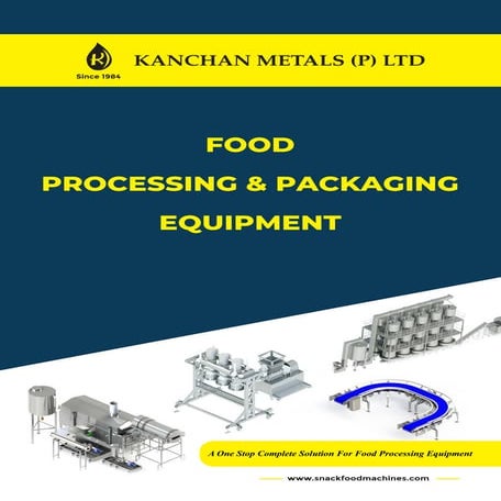 Food processing machine manufacturer | PDF