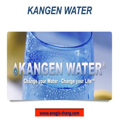 Kangen water by www.enagic thang.com