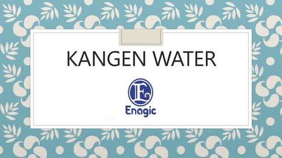 Enagic Kangen Water Logo About Enagic India