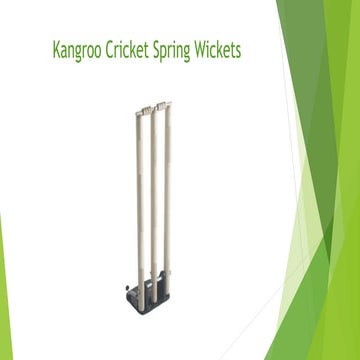 Kangroo cricket spring wickets | PPT