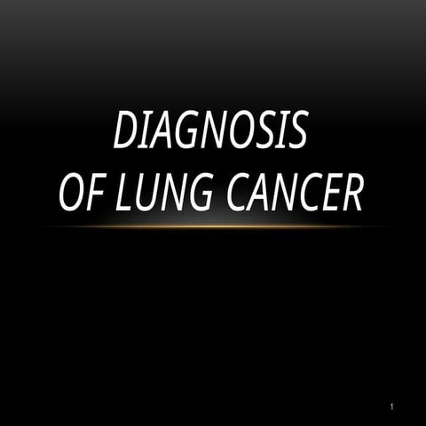 Kanker paru_ diagnosis of lung cancer in early | PPTX