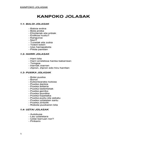 Testu laburrak ulermena lantzeko | PDF